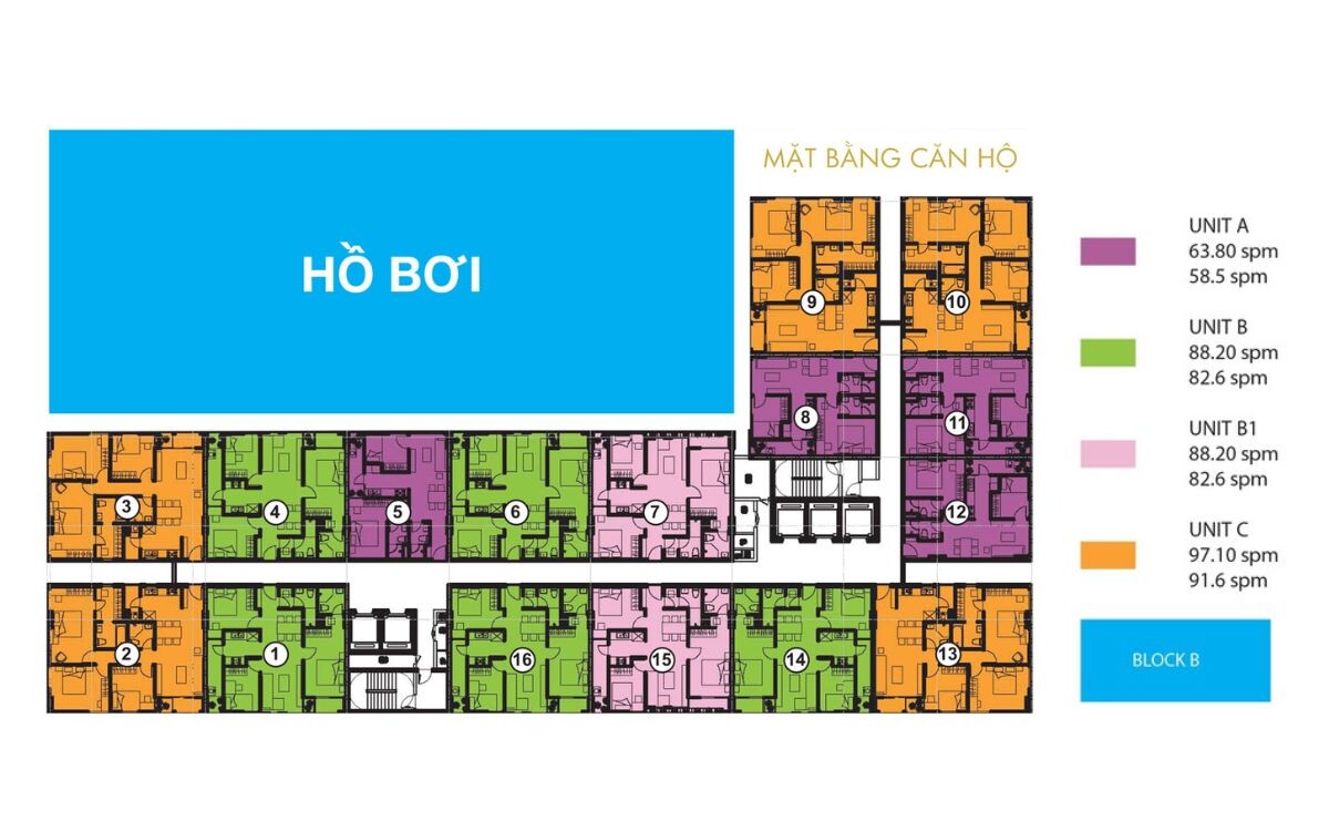 Mặt Bằng Centana Thủ Thiêm - Chi Tiết HD